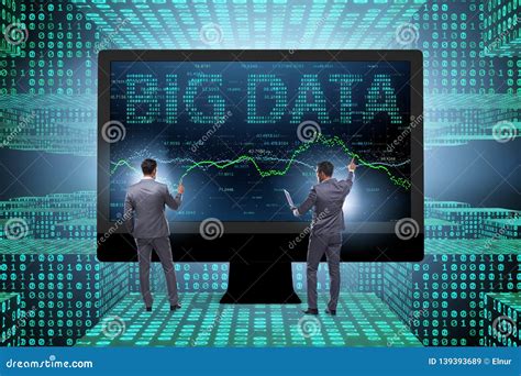 The Big Data Concept With Data Mining Analyst Stock Image Image Of