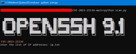 Github Nhakobyan685 Cve 2023 25136 Openssh 9 1 Vulnerability Mass Scan And Exploit