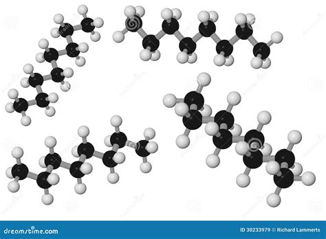 Octane Molecule Stock Illustration Illustration Of Transportation 30233979