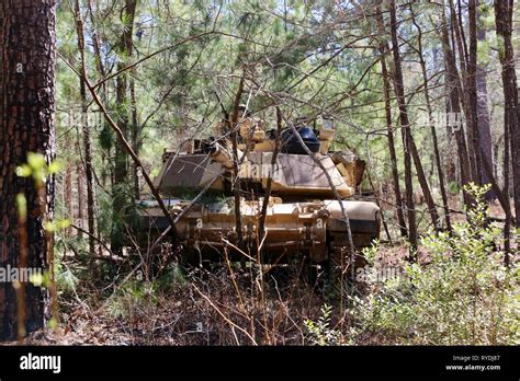 A M1a1 Abrams Main Battle Tank Assigned To 6th Squadron 8th Cavalry