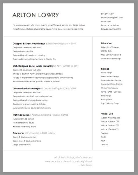 Cv Design Html Css Code High Moral Standards Quotes