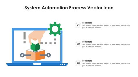 System Automation Process Vector Icon Ppt Powerpoint Presentation Gallery Background Pdf