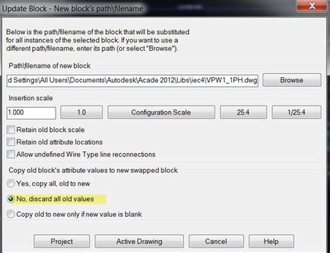 Updating Wdtb With Existing Blocks Autodesk Community