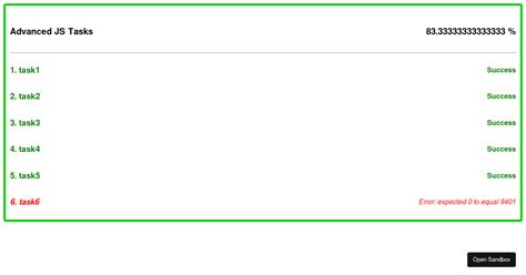 advanced codesandbox