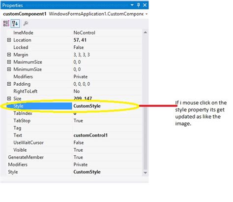 C Control S Property Not Updated Properly When Change In Designer Stack Overflow