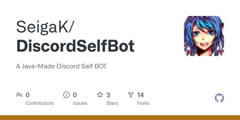 Github Seigak Discordselfbot A Java Made Discord Self Bot