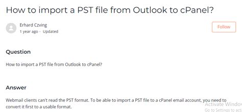 How To Import Outlook Pst To Cpanel On Mac And Windows