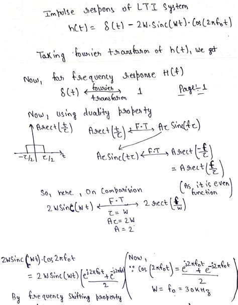 [solved] q4 consider an lti system whose impulse response is defined