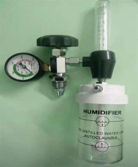 Oxygen Flow Meter With Humidifier Flow Rate 0 30 L Min At ₹ 500 Piece In Ahmedabad