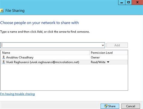 Assign Permission To The Remote User For Accessing Your Files And Folders