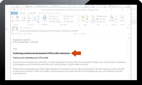 How To Submit A CPD Profile