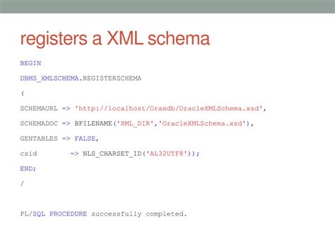 Ppt Xml Storage And Xpath Queries In Oracle Powerpoint Presentation