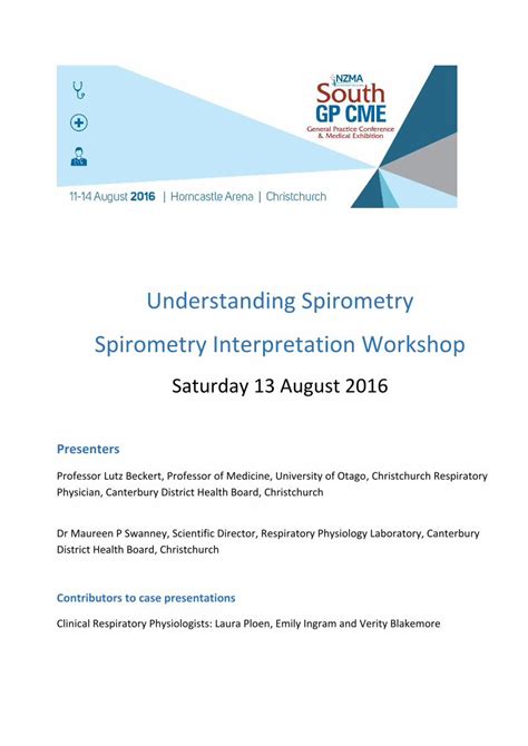 Pdf Understanding Spirometry Spirometry Interpretation Workshop