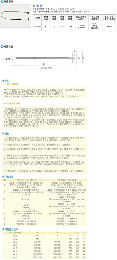 SS 2220 온습도센서 용접기 삼원이엔지