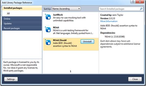 Getting Started With Nunit Nunitshould And Justmock