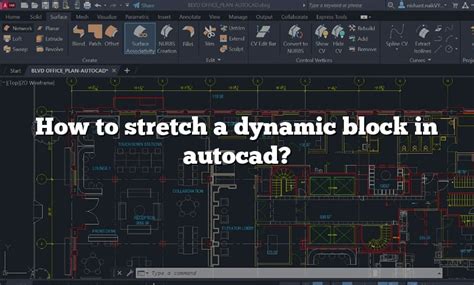 How To Stretch A Dynamic Block In Autocad