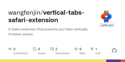 Github Wangfenjinvertical Tabs Safari Extension A Safari Extension That Presents Your Tabs