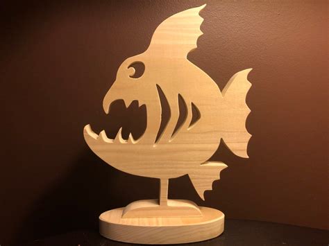 Scary Fish Scroll Saw Pattern Etsy