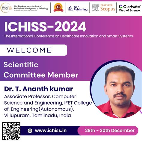 Scopus Wos Ichiss Research Publications Aip Dr T Ananth Kumar 24 Comments