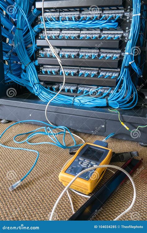 Check Network Connection System Stock Image Image Of Equipment Cloud