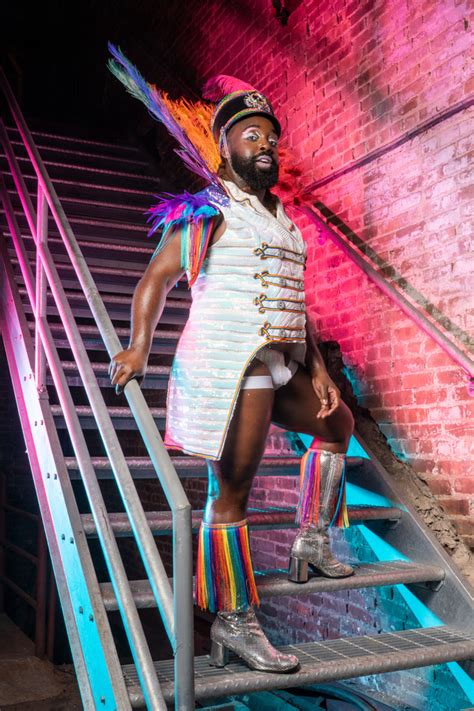 Exclusive Stars Pose Backstage At Broadway Bares Pleasure Park