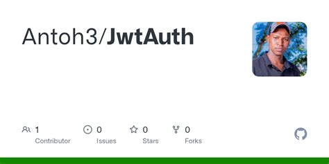 Github Antoh3jwtauth