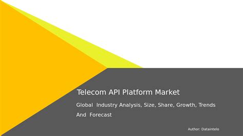 Telecom Api Platform Market Report Global Forecast From 2025 To 2033