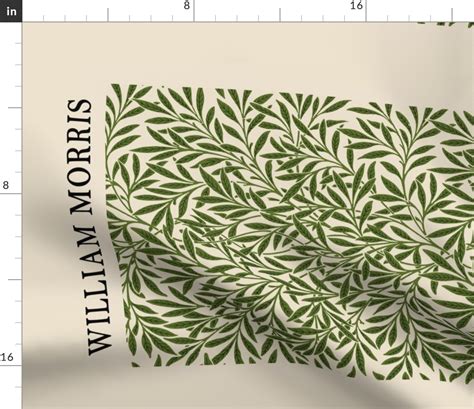 William Morris Willow Bough Artprint Fabric Spoonflower