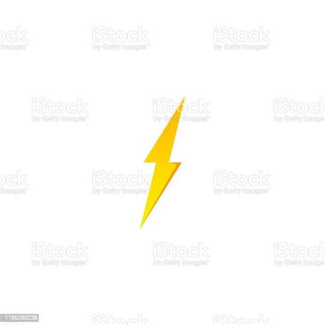 간단한 노란색 벼락 아이콘입니다 천둥 볼트 및 고전압 기호 0명에 대한 스톡 벡터 아트 및 기타 이미지 0명 경계 표지 경고 기호 Istock
