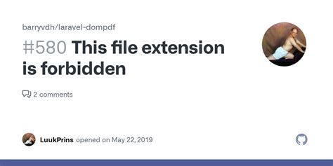This File Extension Is Forbidden · Issue 580 · Barryvdhlaravel Dompdf
