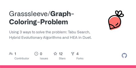 Github Grasssleevegraph Coloring Problem Using 3 Ways To Solve The