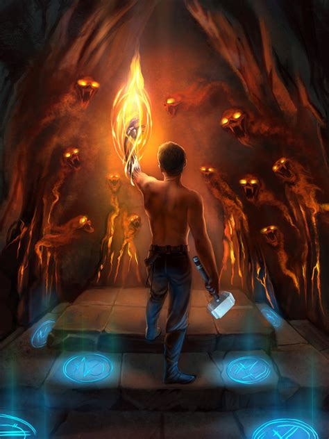 Огненный человек арт фото и картинки Abrakadabra Fun