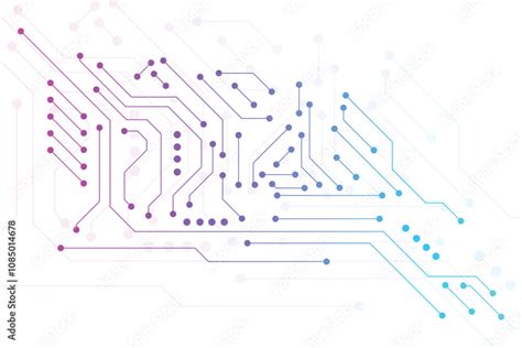 Circuit Board Electronics Digital Technology Background Motherboard Cpu Processor And