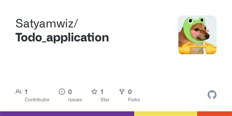 Github Satyamwiztodoapplication
