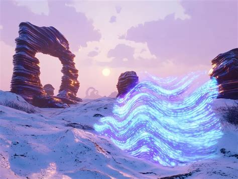 Abstract Digital Representation Of A Futuristic Data Network With Colorful 3d Blocks Connected