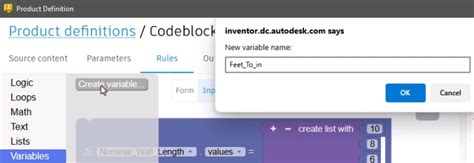 Informed Design For Inventor An Introduction To Codeblocks For Form Rules Autodesk