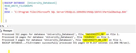 Sql Server Database Backupsfulllogdifferentialfile And Filegroup
