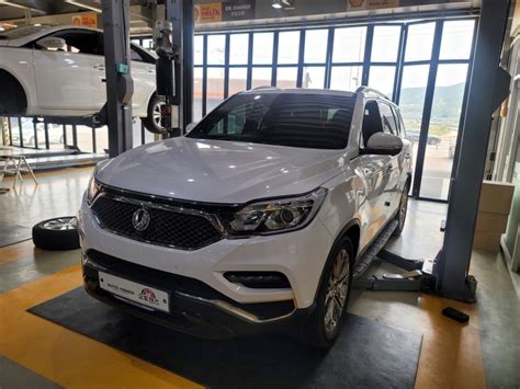 쌍용 G4렉스턴 미션오일과열 미션슬립 변속충격 예방 혜주파 써모밸브일체형 25t 미션오일쿨러 장착 빅풋 리어업스프링 장착 작업 수원 화성 오산 오토핸즈 네이버 블로그