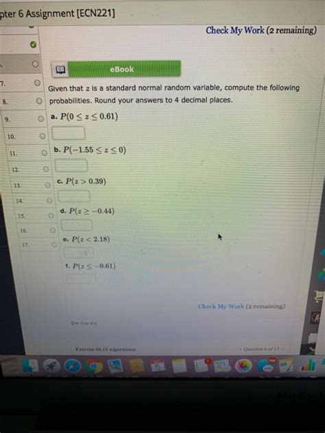 solved pter 6 assignment [ecn221] check my work 2