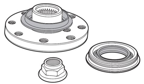 Pinion Flange Kit Ring Gear LMC Truck