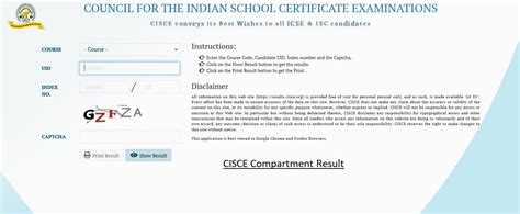 CISCE Compartment Result 2024 Download Cut Off Marks Merit List Cisce Org Out