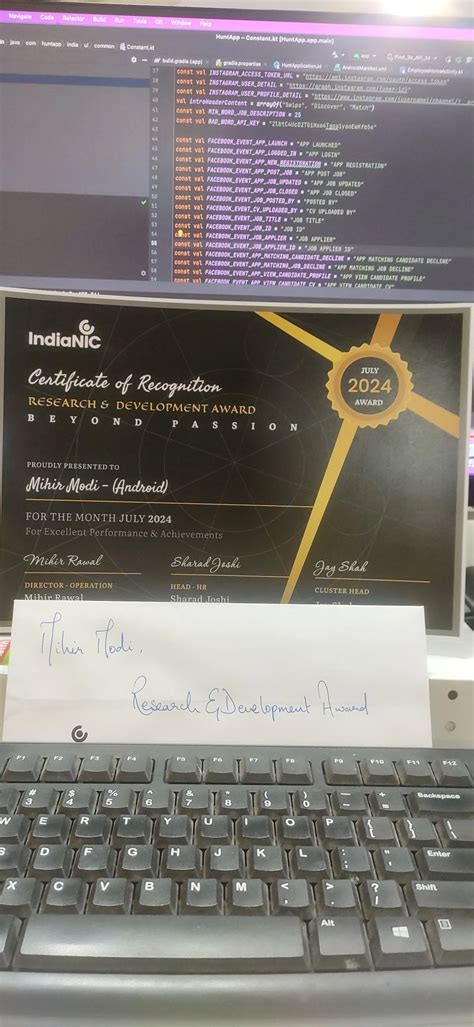 Mihir Modi On Linkedin My 1st Recognition 😉