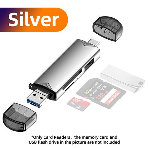 Fonken 6 In 1 Otg Type C Micro Sd Card Reader Type C To Usb Otg Adapter Usb 30 Tf Card Usb