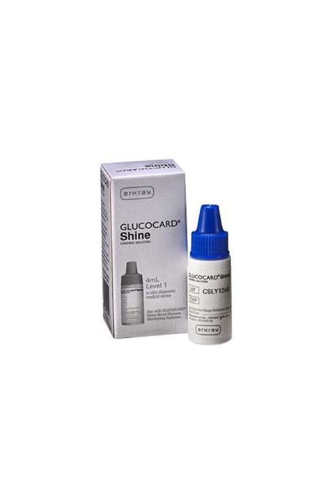 Arkray Glucocard Shine Control Solution Level1 Normal 2 5ml Diabetic Outlet