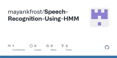 Github Mayankfrost Speech Recognition Using Hmm