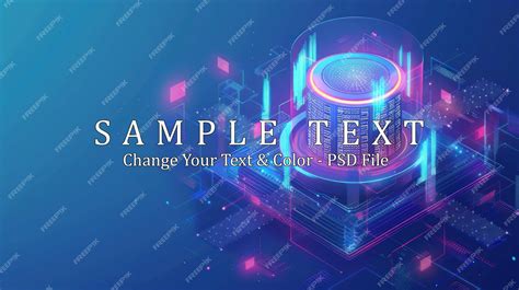 Digital Data Storage Server In Futuristic Illustration Premium Ai Generated Psd