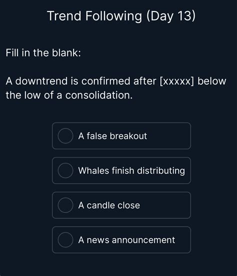 Trend Following Day 13 Fill In The Blank StudyX
