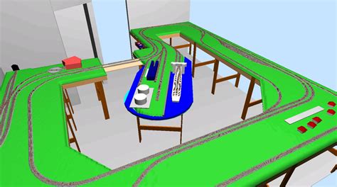 Large HO Scale Layout In Dedicated Train Room