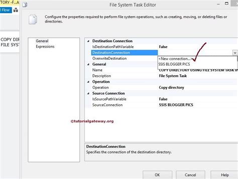 Copy Directory Using File System Task In Ssis