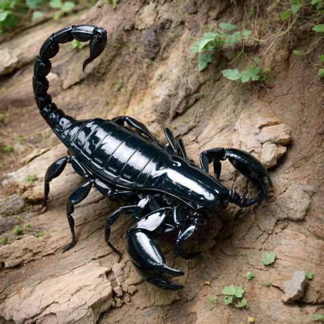Premium Photo Black Scorpion